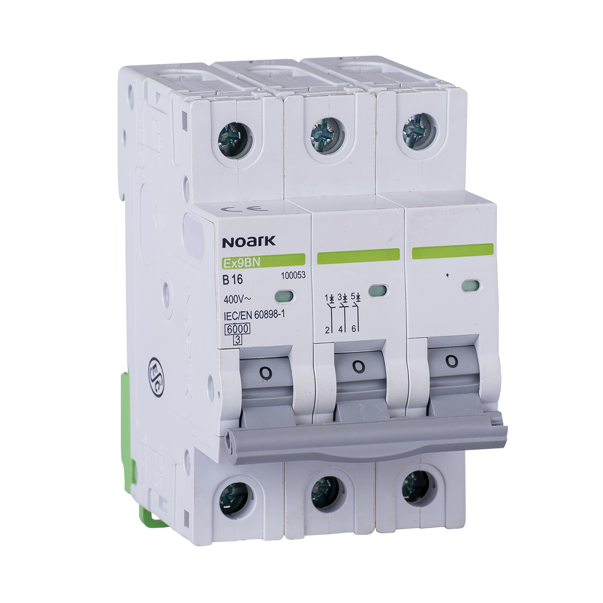 Wyłącznik nadprądowy 3P C 32 A AC 3F 6 kA Noark